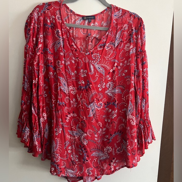 Democracy | Tops | Juliette Style Double Gathered Sleeve Blouse With ...
